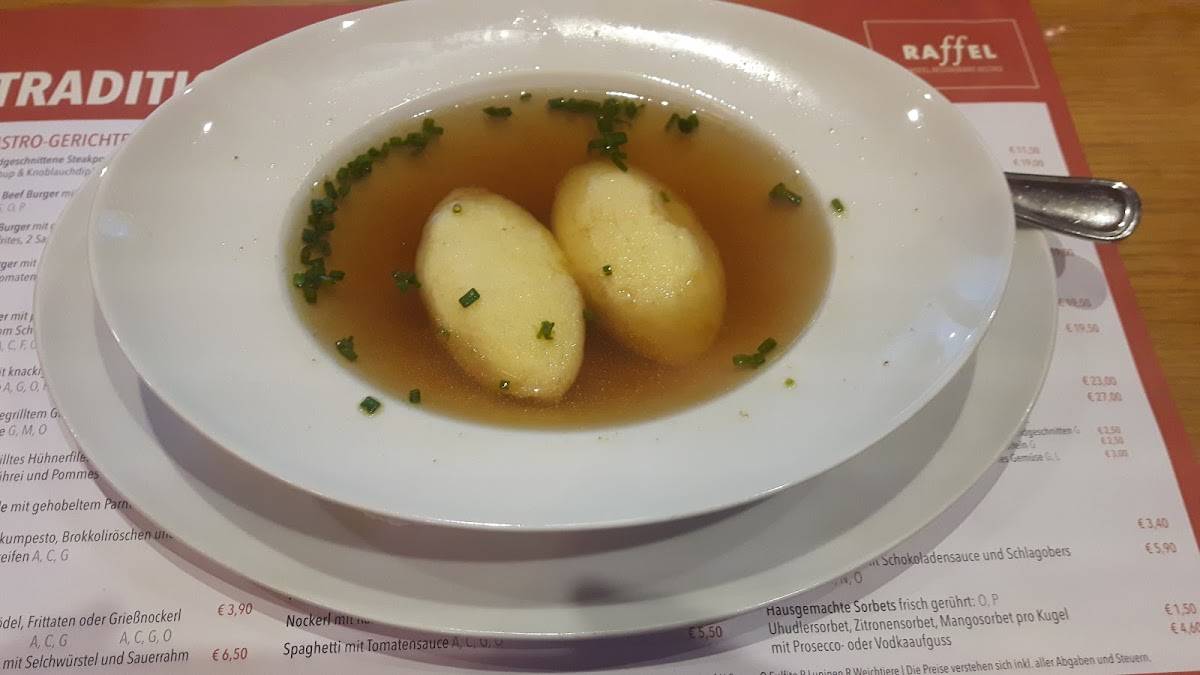 Speisekarte von Restaurant & Bistro Raffel, Jennersdorf