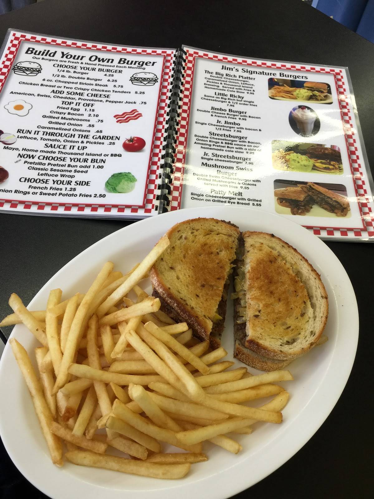 Menu at Jim's Open Kitchen Too restaurant, Streetsboro