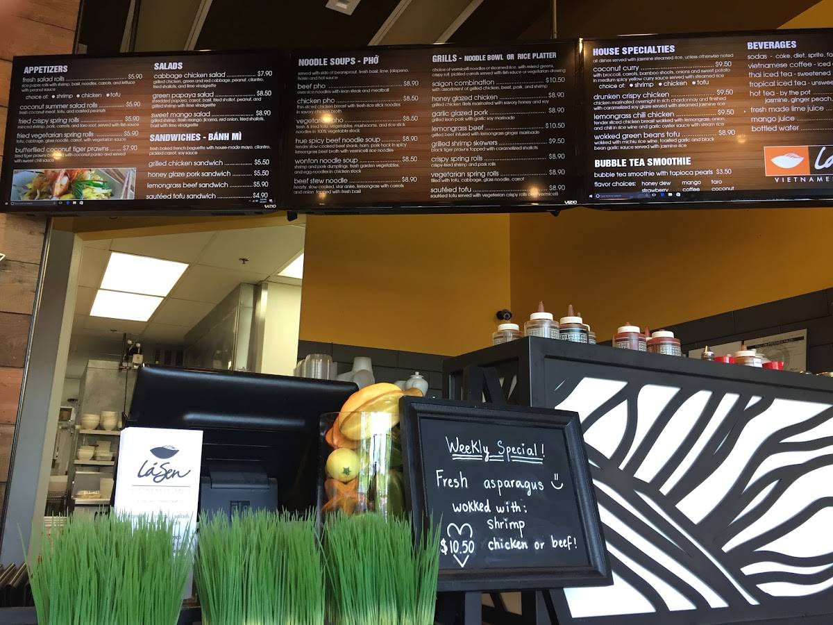 Menu at La Sen Vietnamese Grill restaurant, Tualatin