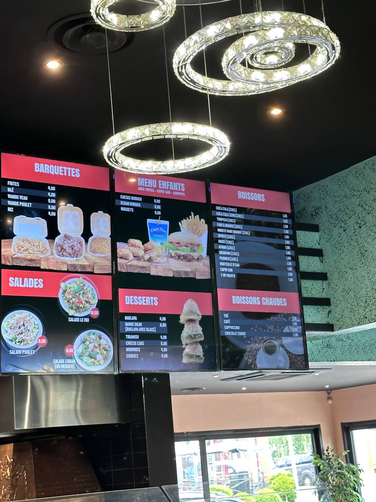 Menu au Le Roi Kebab restaurant, Fleury-Mérogis