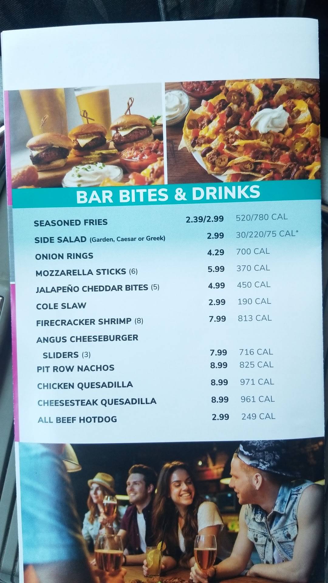 Menu at Miami Grill restaurant, Boiling Springs