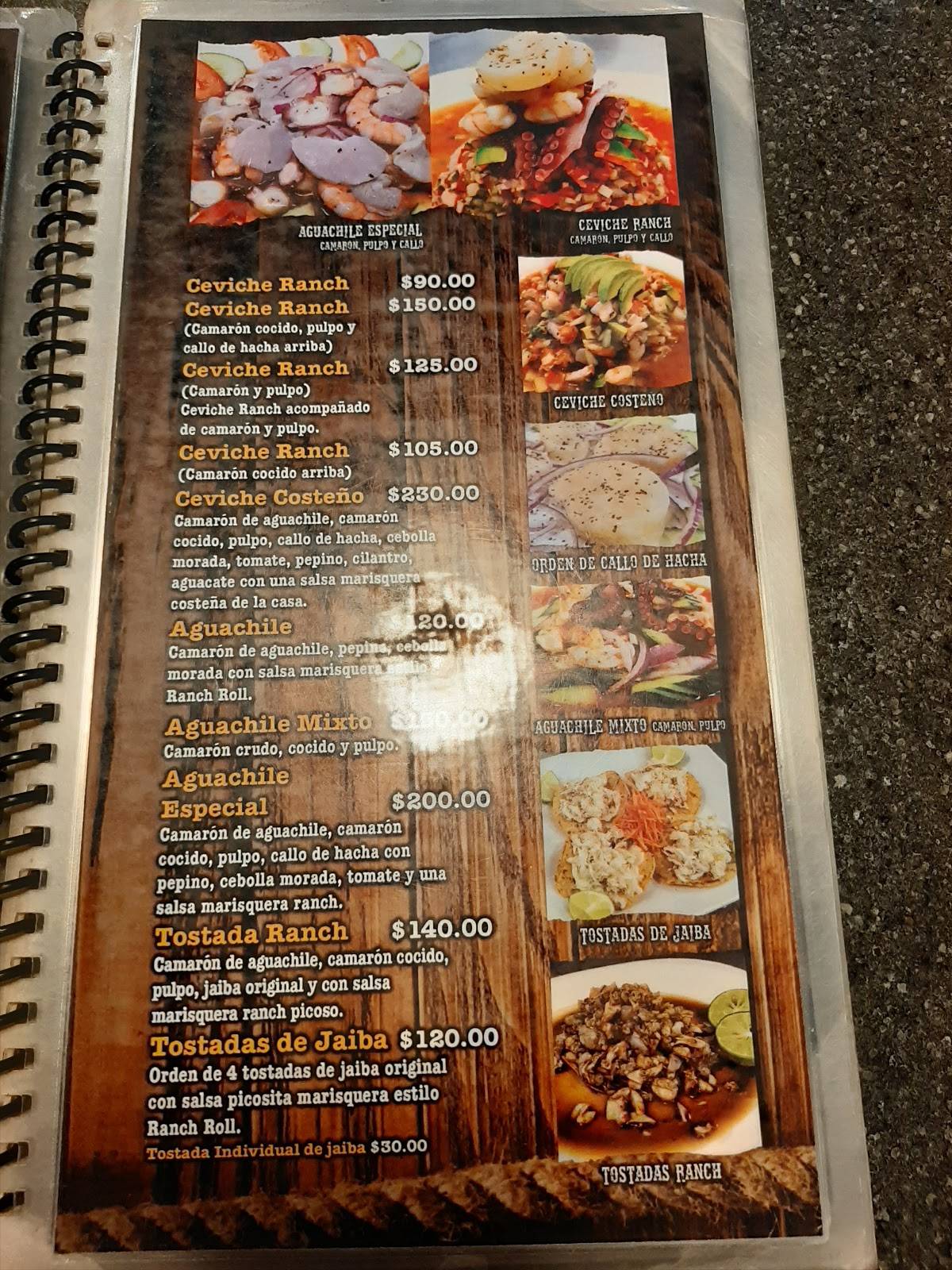 Carta del restaurante Ranch Roll Sushi Isla Musala, Culiacán Rosales