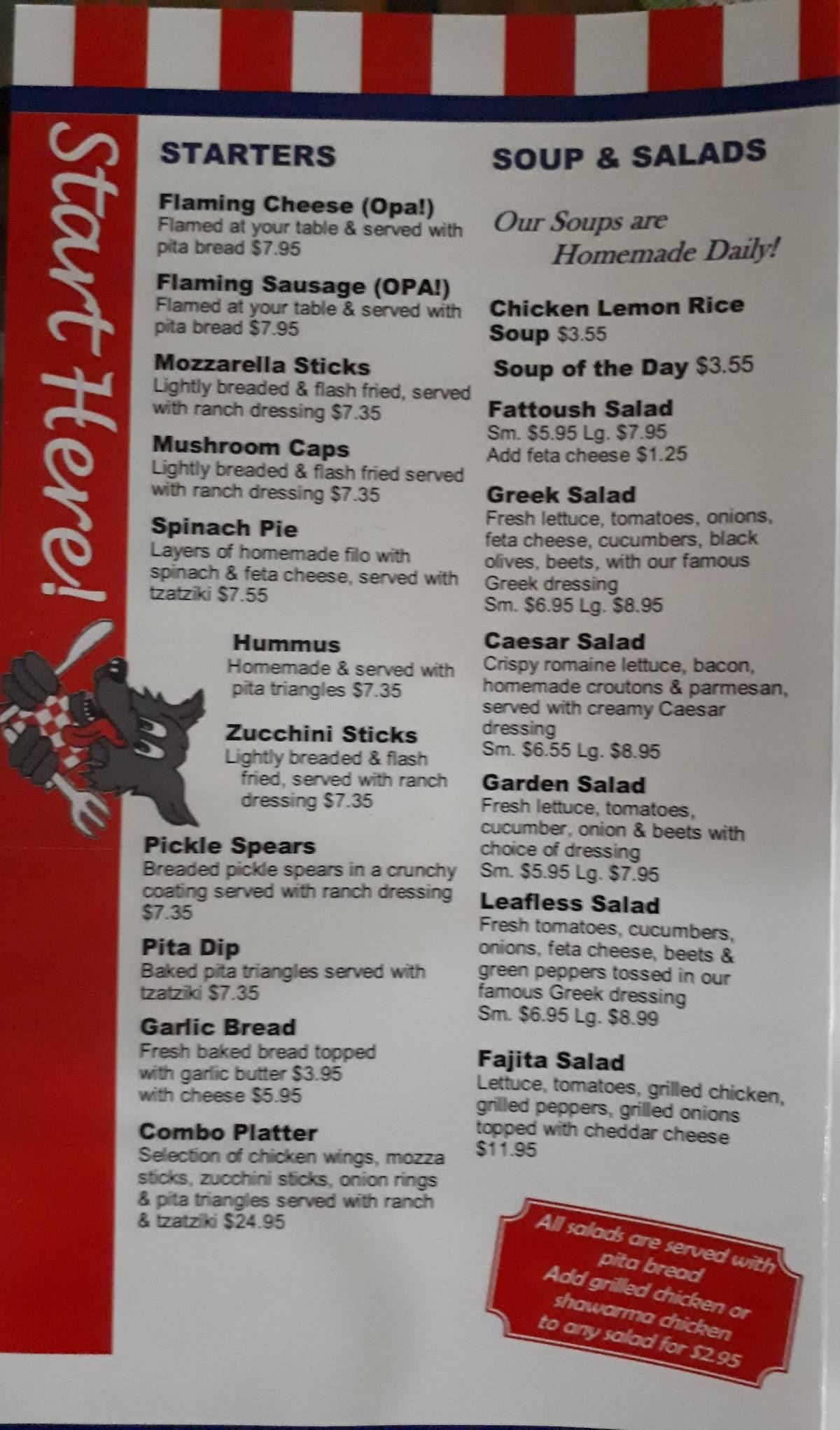 Menu at The Hungry Wolf Restaurant, Windsor