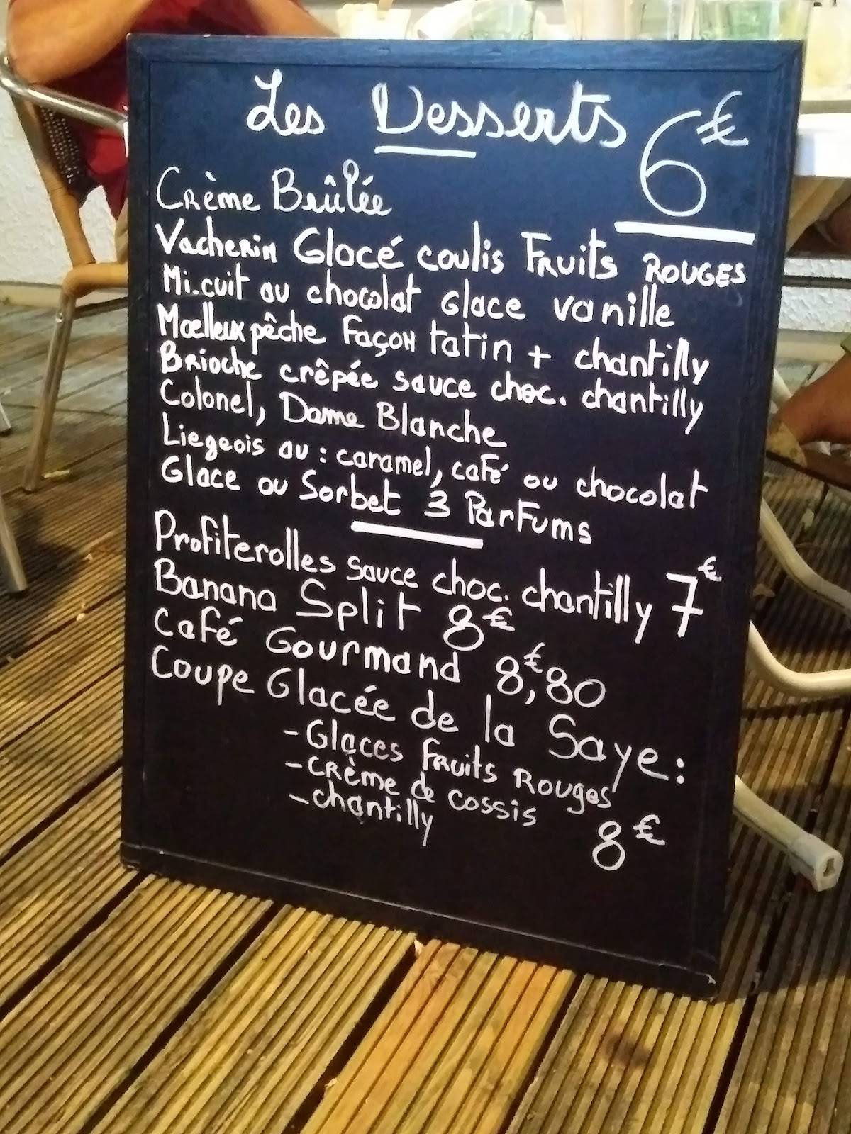 Menu au Restaurant la Saye, Galgon, 12 Rte de Cavignac