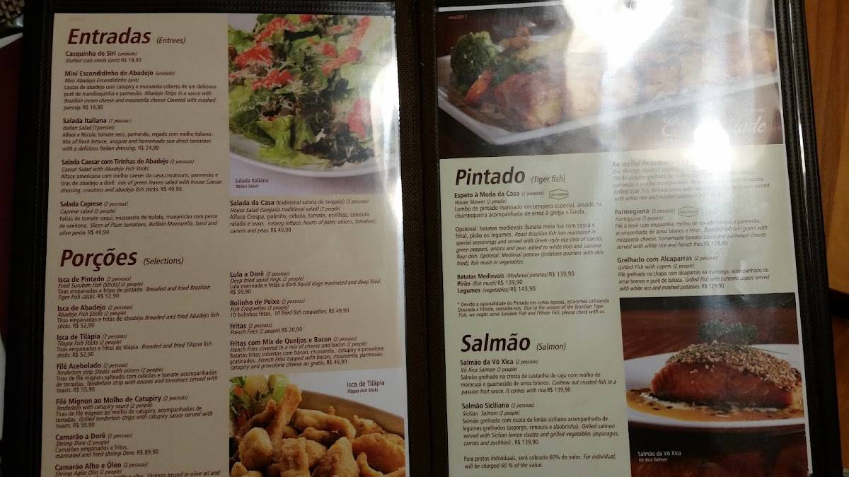 Menu em Restaurante Jangada Riviera, Bertioga