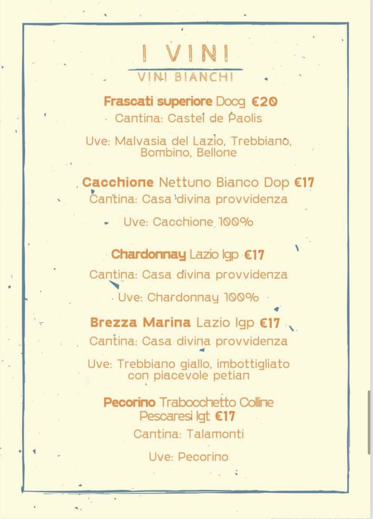 Menu da Osteria da Checco Ar 65 ristorante, Roma