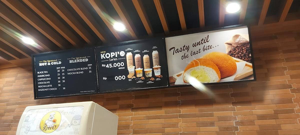 Menu at Roti'O Lobby Gate 5, Banjarbaru