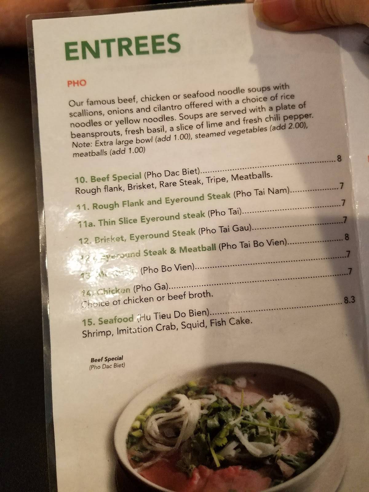 Menu at SEA Restaurant, Rochester, Mt Hope Ave