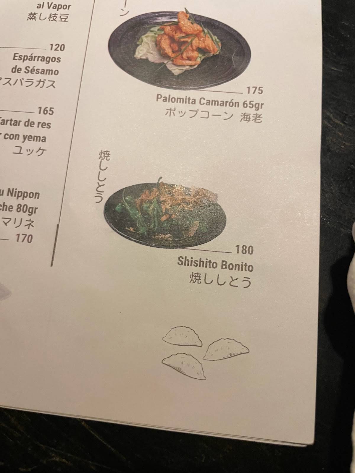 Carta del restaurante SSAM Comida Coreana, Guadalajara