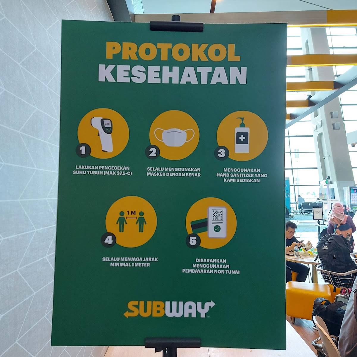 Menu at SUBWAY Terminal 3 Soekarno-Hatta Airport (CGK) restaurant ...