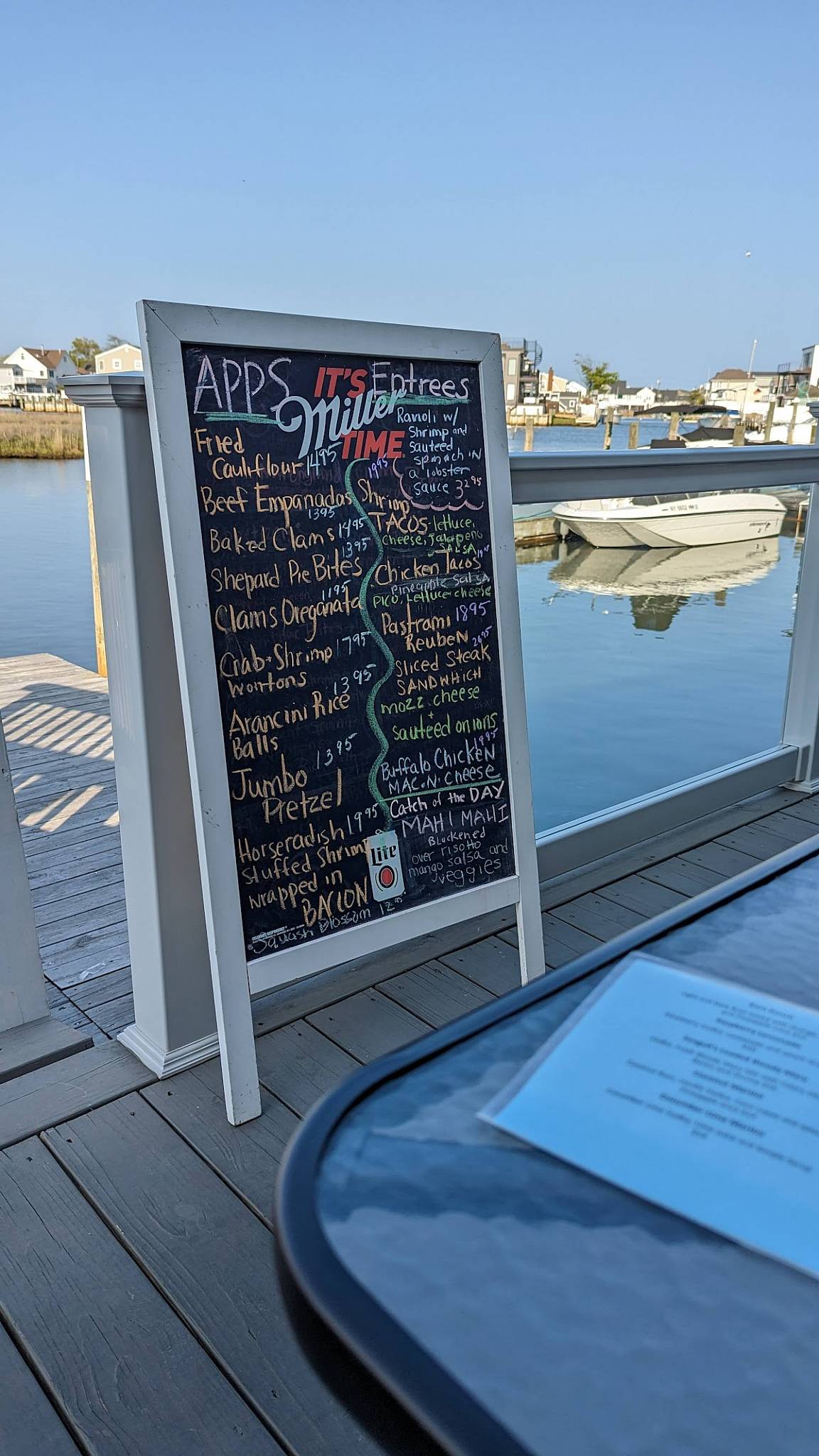 Menu at seagull restaurant, West Babylon