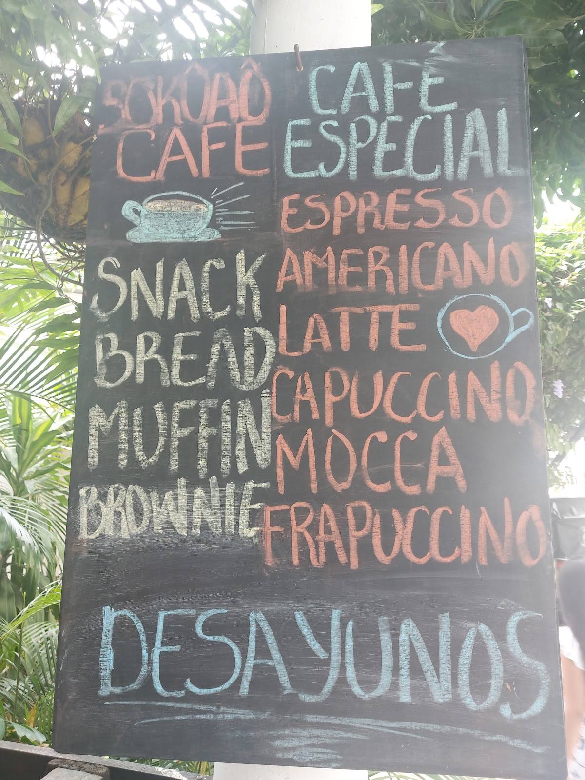 Menu at Sokuao Café Tostado, Montería