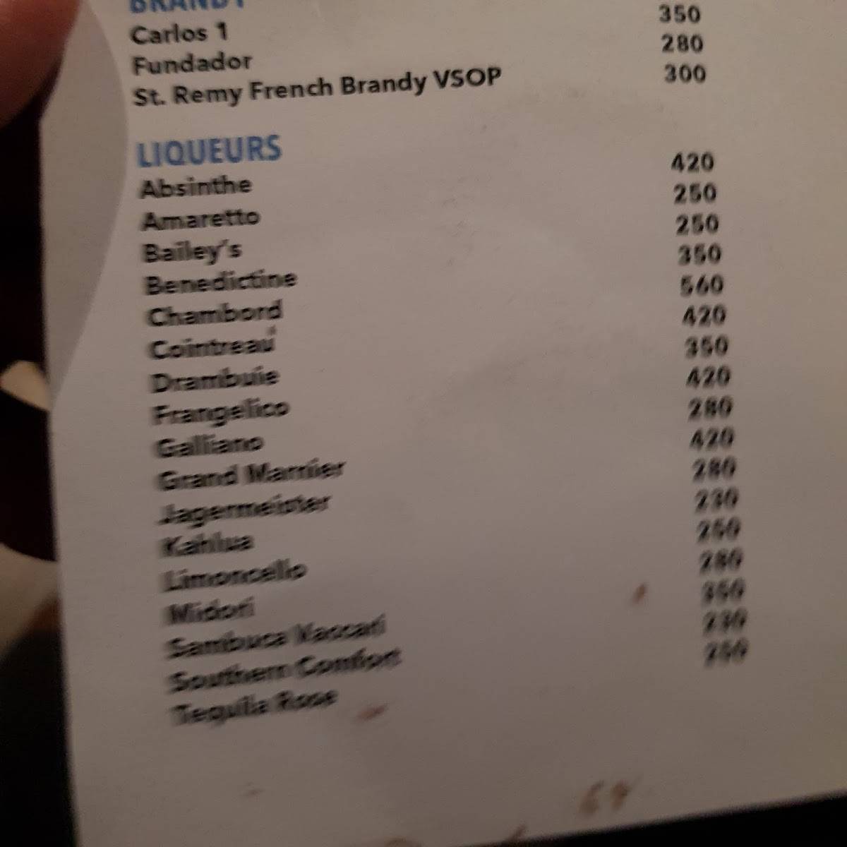 Menu at Straight Up Bar at Seda BGC, Taguig, Seda Hotel Rooftop