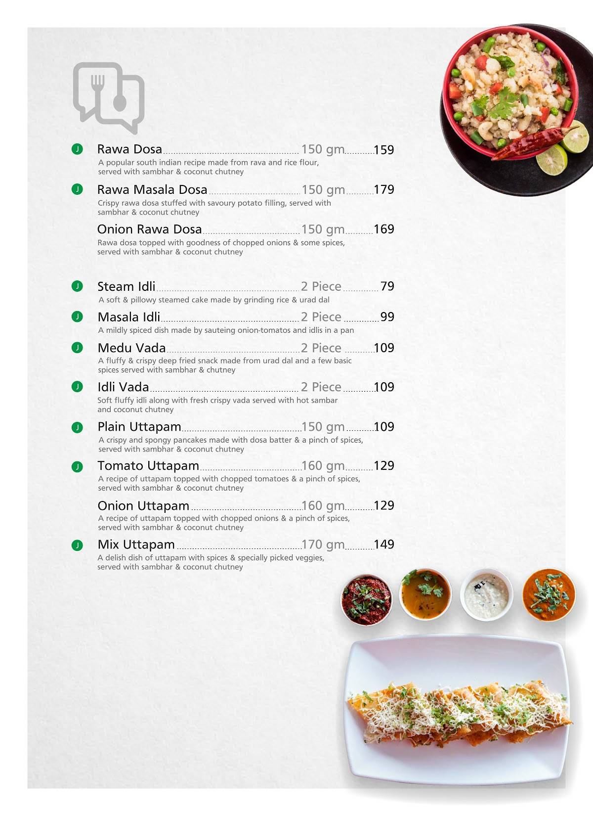 Menu at Munch N More, Surat