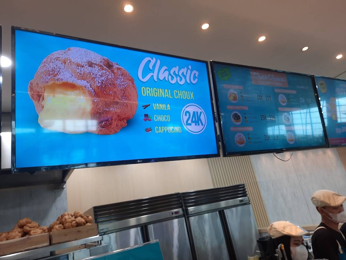 Menu at Chez Choux Terminal 2D Bandara Soekarno Hatta, Tangerang