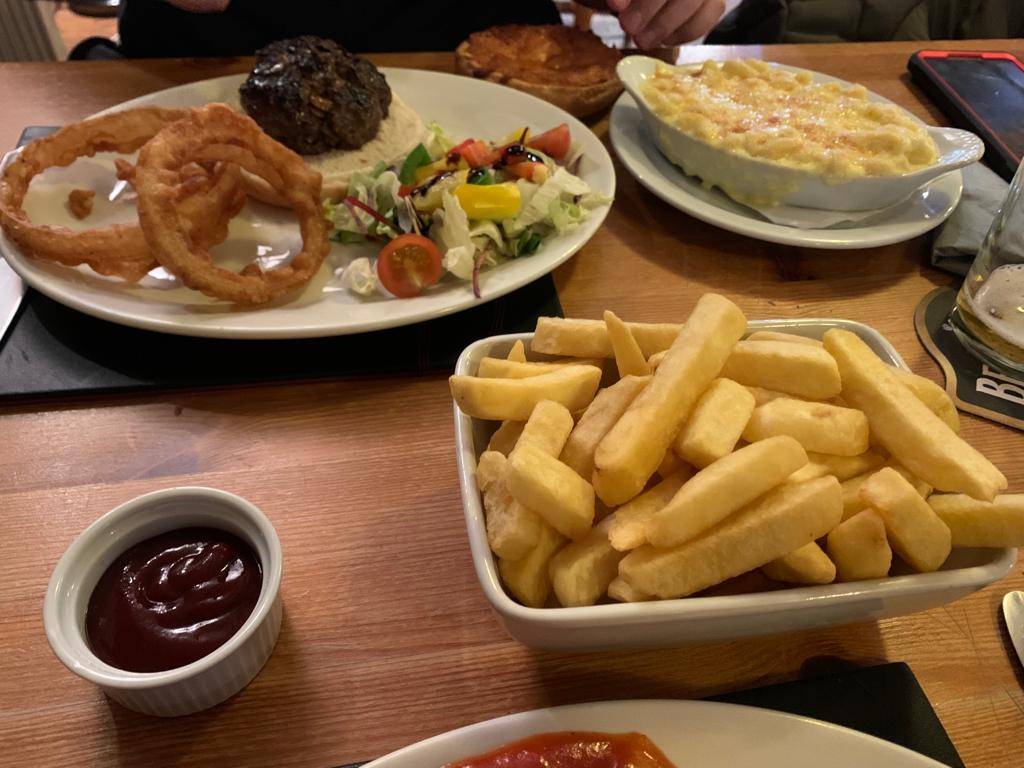 Menu at The Caledonian restaurant, Brechin
