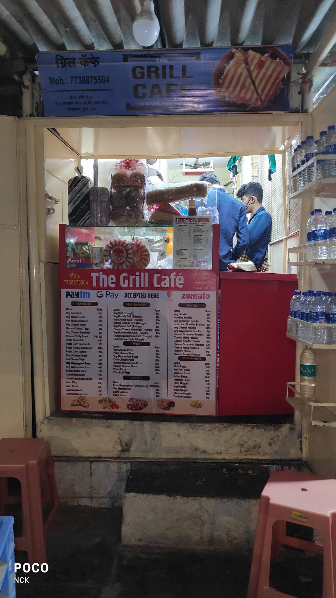 Menu at The Grill Cafe, Mumbai