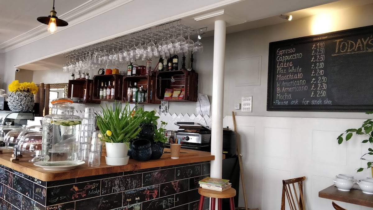 Menu at The Journey Cafe, London