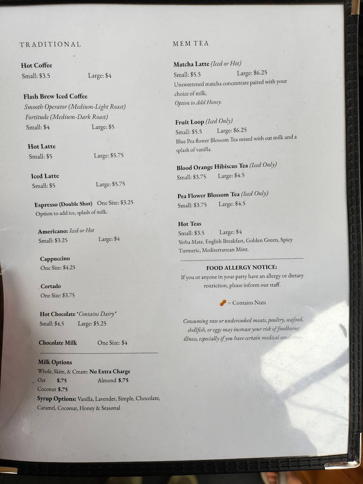 Menu at The Nitro Bar, Newport, 2 Pond Ave