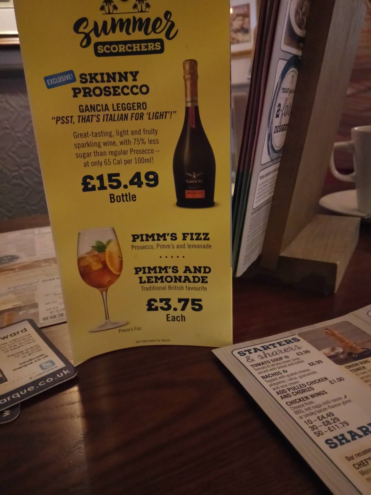 Menu at The Roebuck pub & bar, Keighley