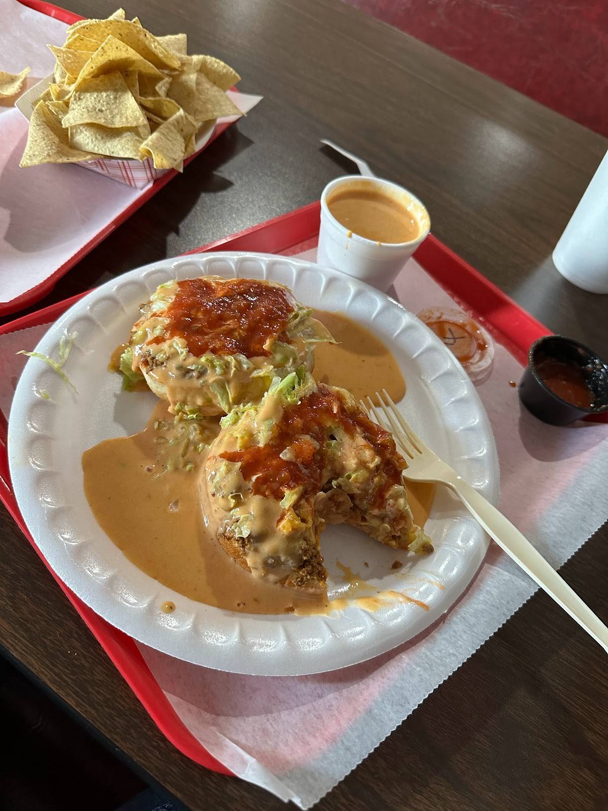 Menu at Taco Villa restaurant, Topeka