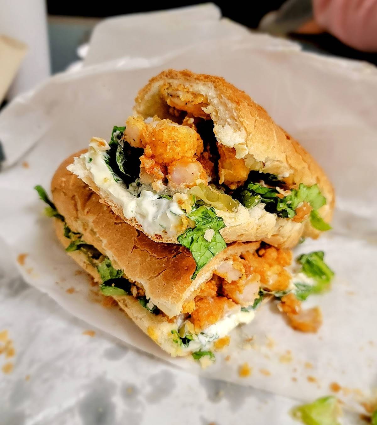 Menu at Triangle Seafood & Po Boy restaurant, Hattiesburg