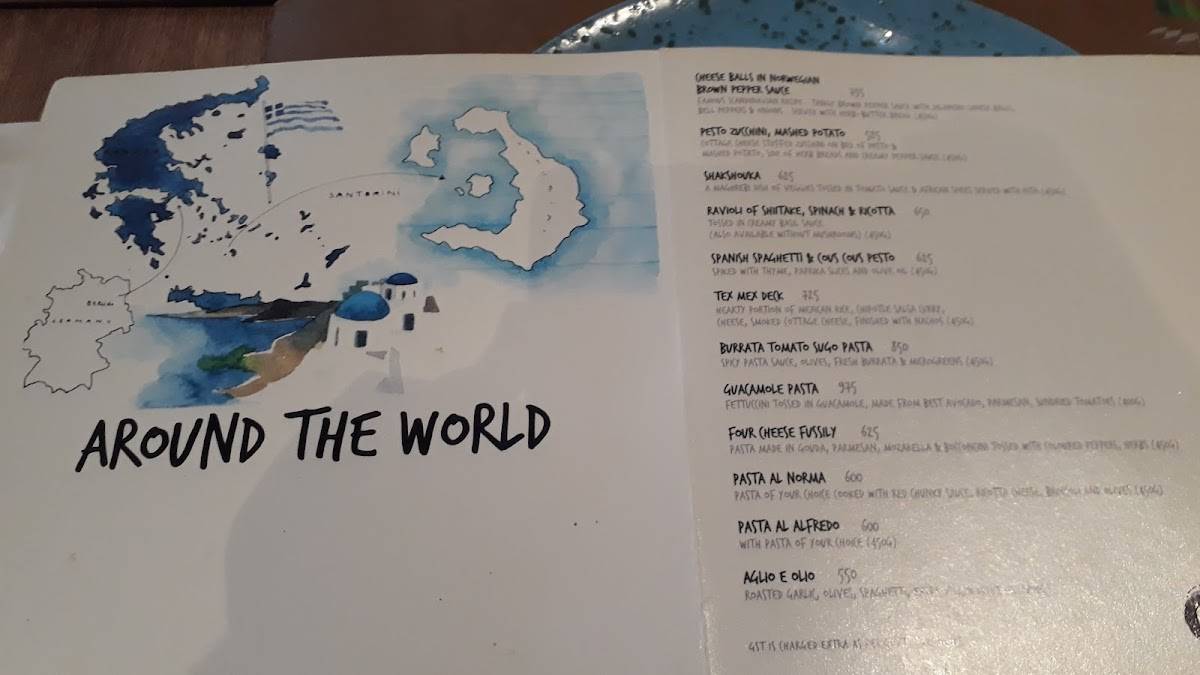 Menu at Under The Neem Trees, Ahmedabad