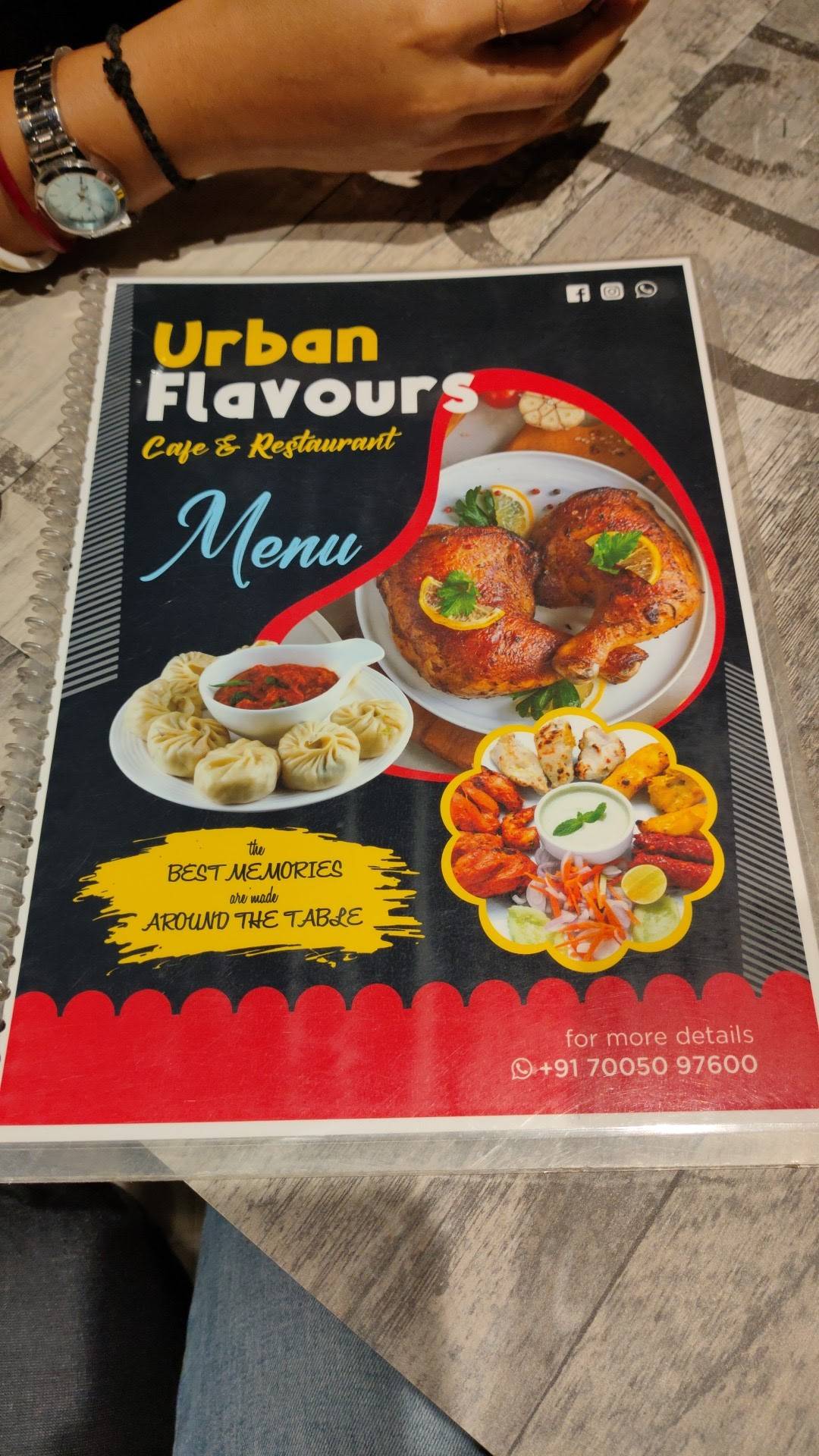 Menu at Urban Flavours আরবান ফ্লেভার, Agartala