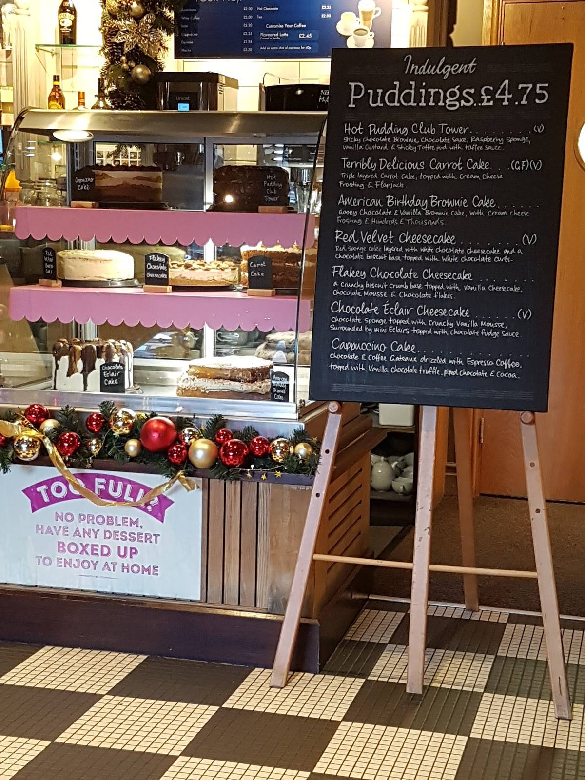 Menu at Winter Green pub & bar, Rotherham, Mitchell Way