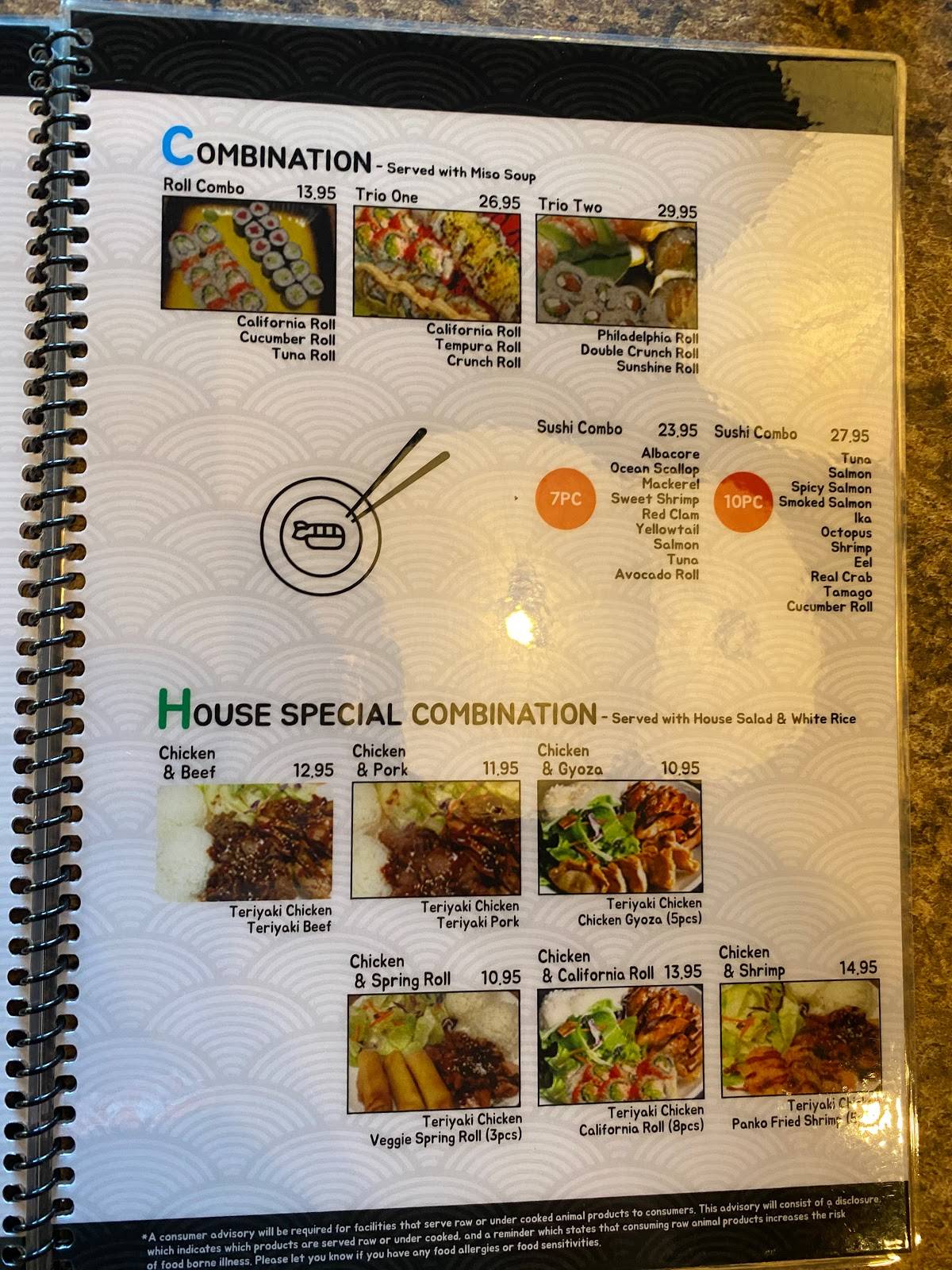 Menu at Yami Sushi & Teriyaki restaurant, Gresham, SW Highland Dr