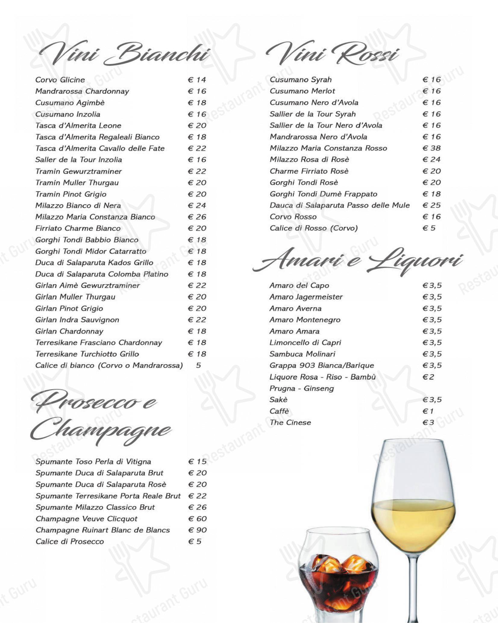 Menu da Yuki Sushi Ragusa ristorante, Ragusa, Viale delle Americhe