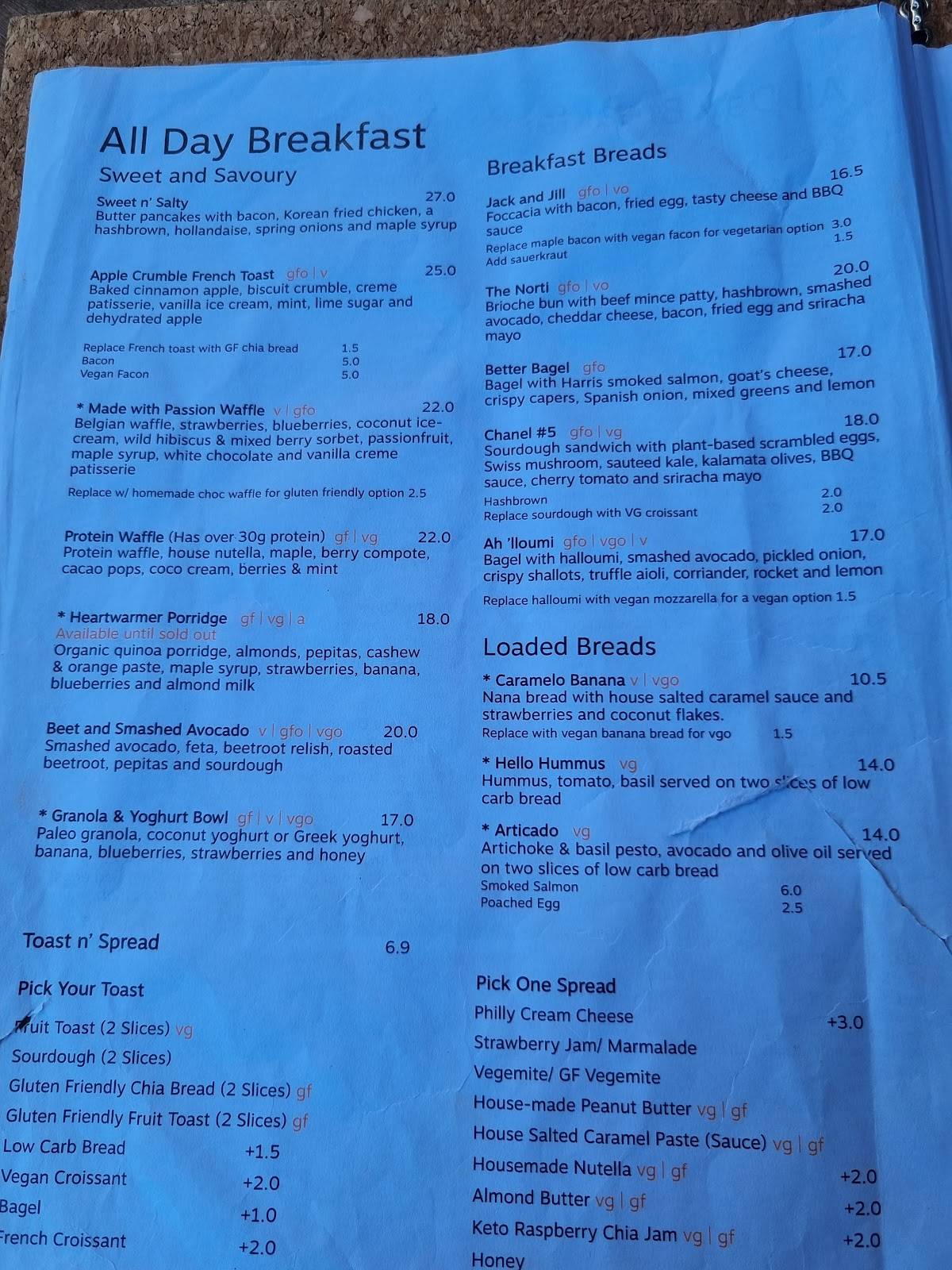 Menu at Argo on the Parade pub & bar, Norwood
