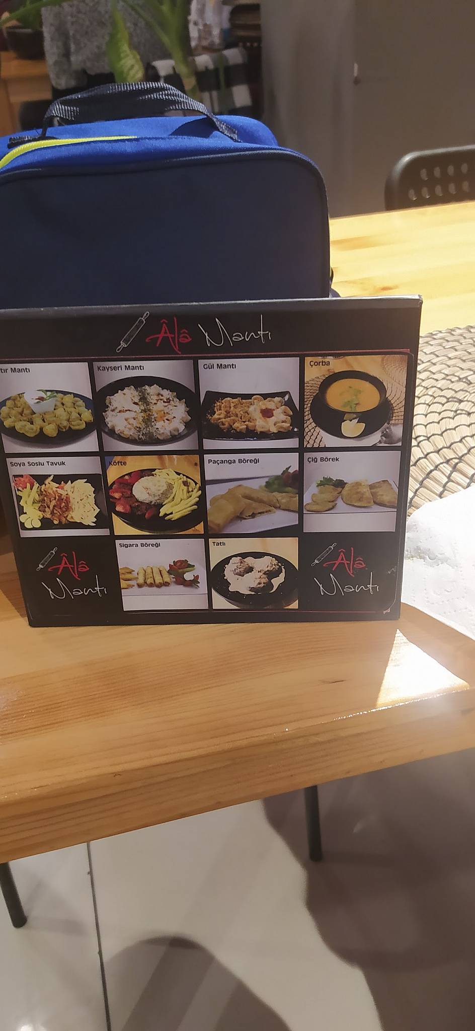 Menu at AlaMantı, Istanbul, Güvercin Sk. No:4 D:C