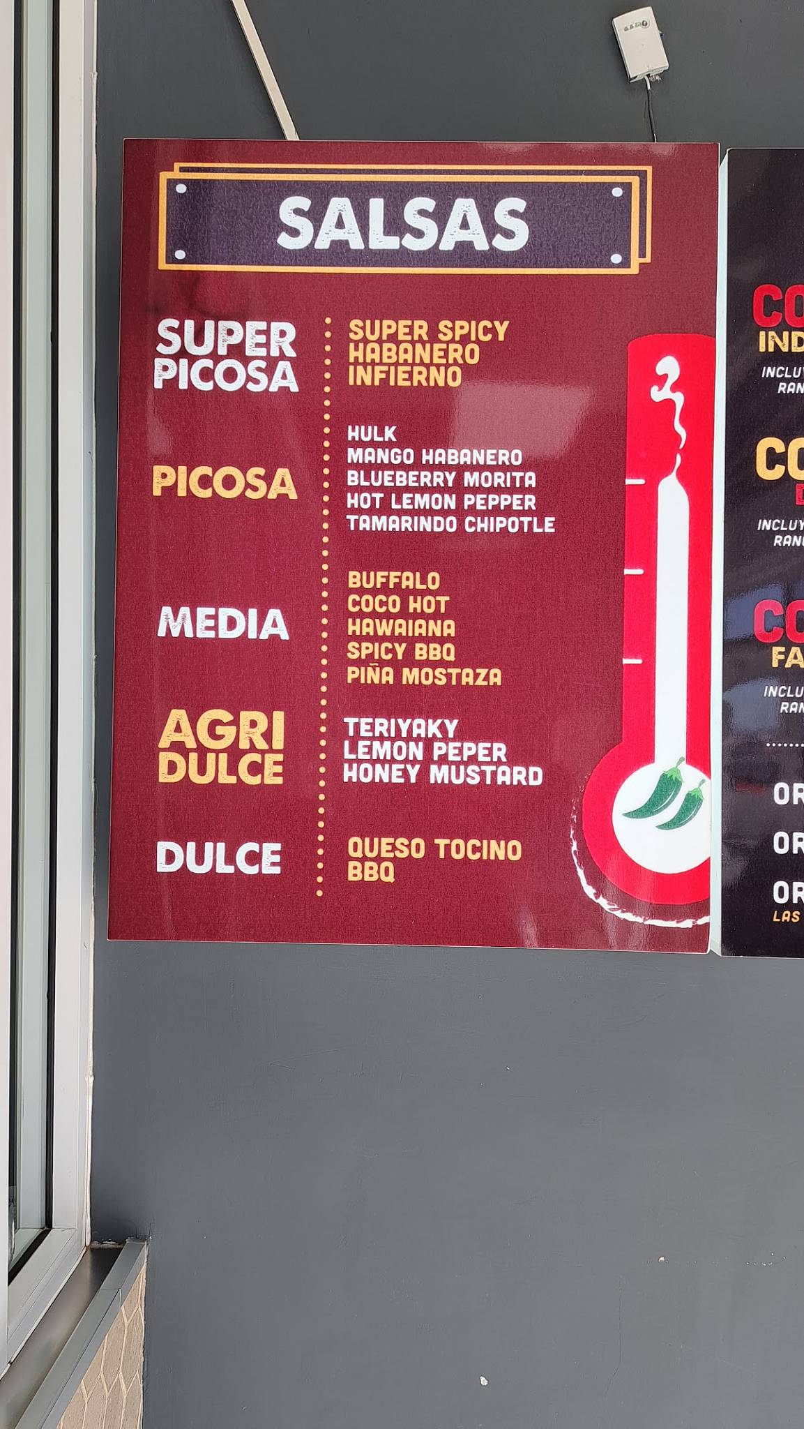 Carta del restaurante Alabama Fried Chicken, Ciudad Juarez, Ejercito y