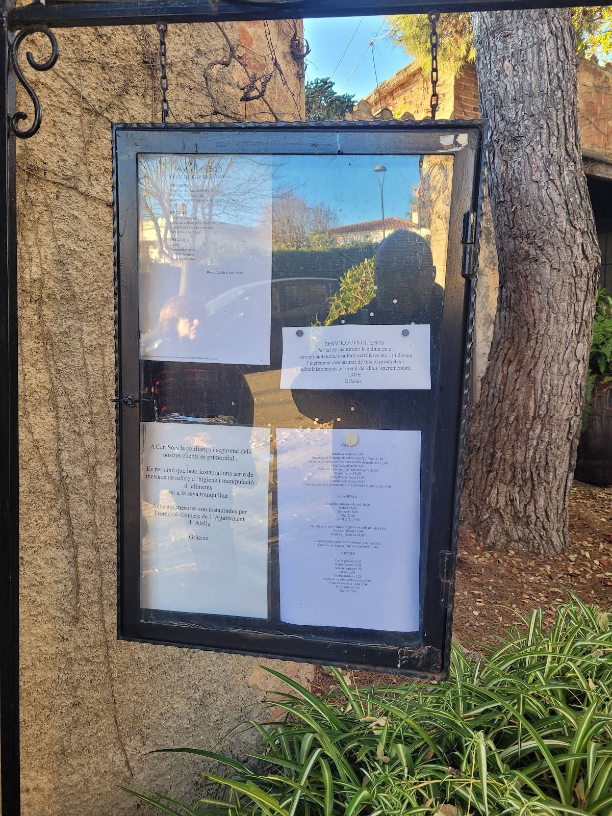 Carta de Restaurant Masia Can Sors, Alella