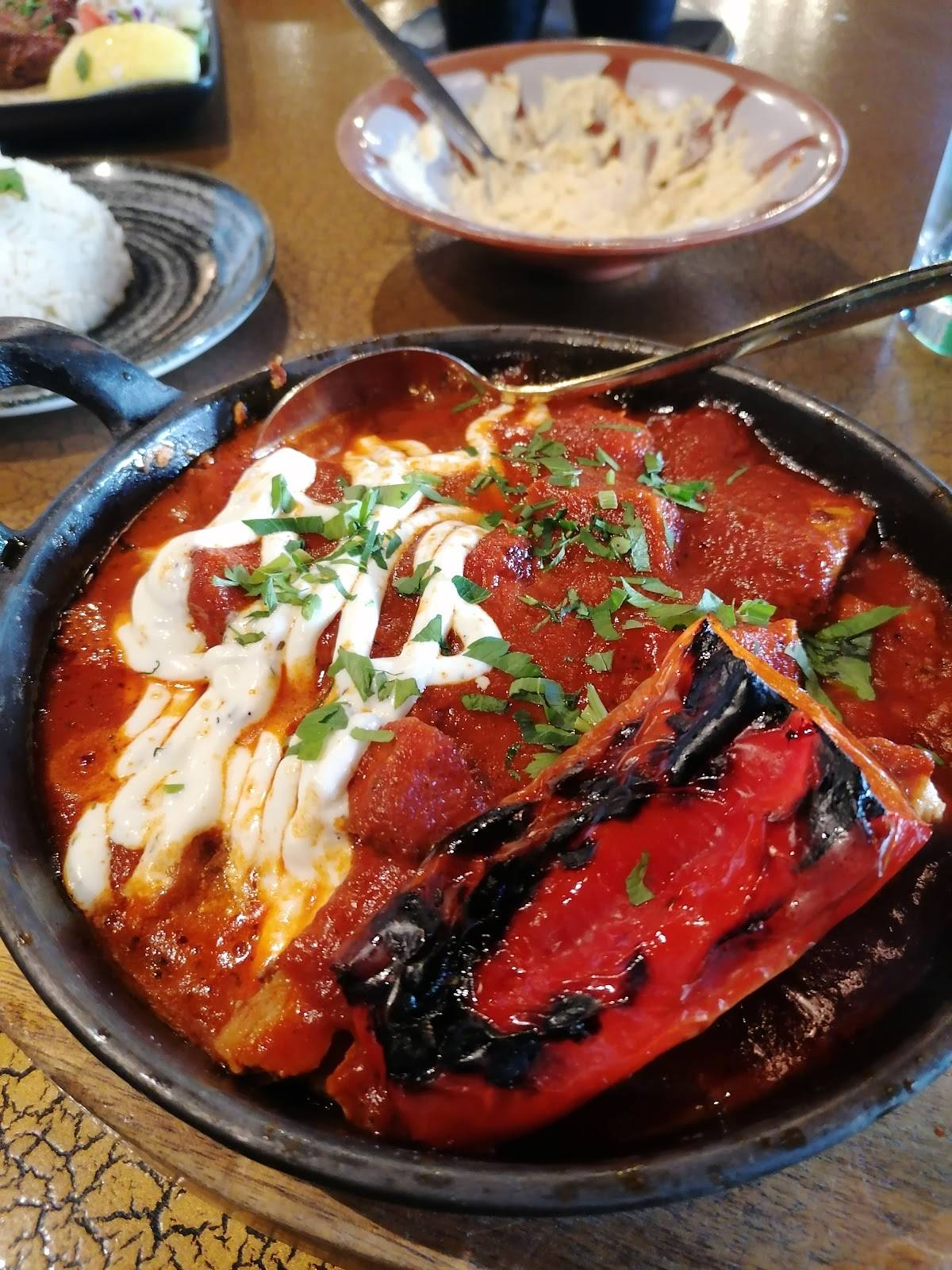 Menu at Baboush Leigh restaurant, Southend-on-Sea