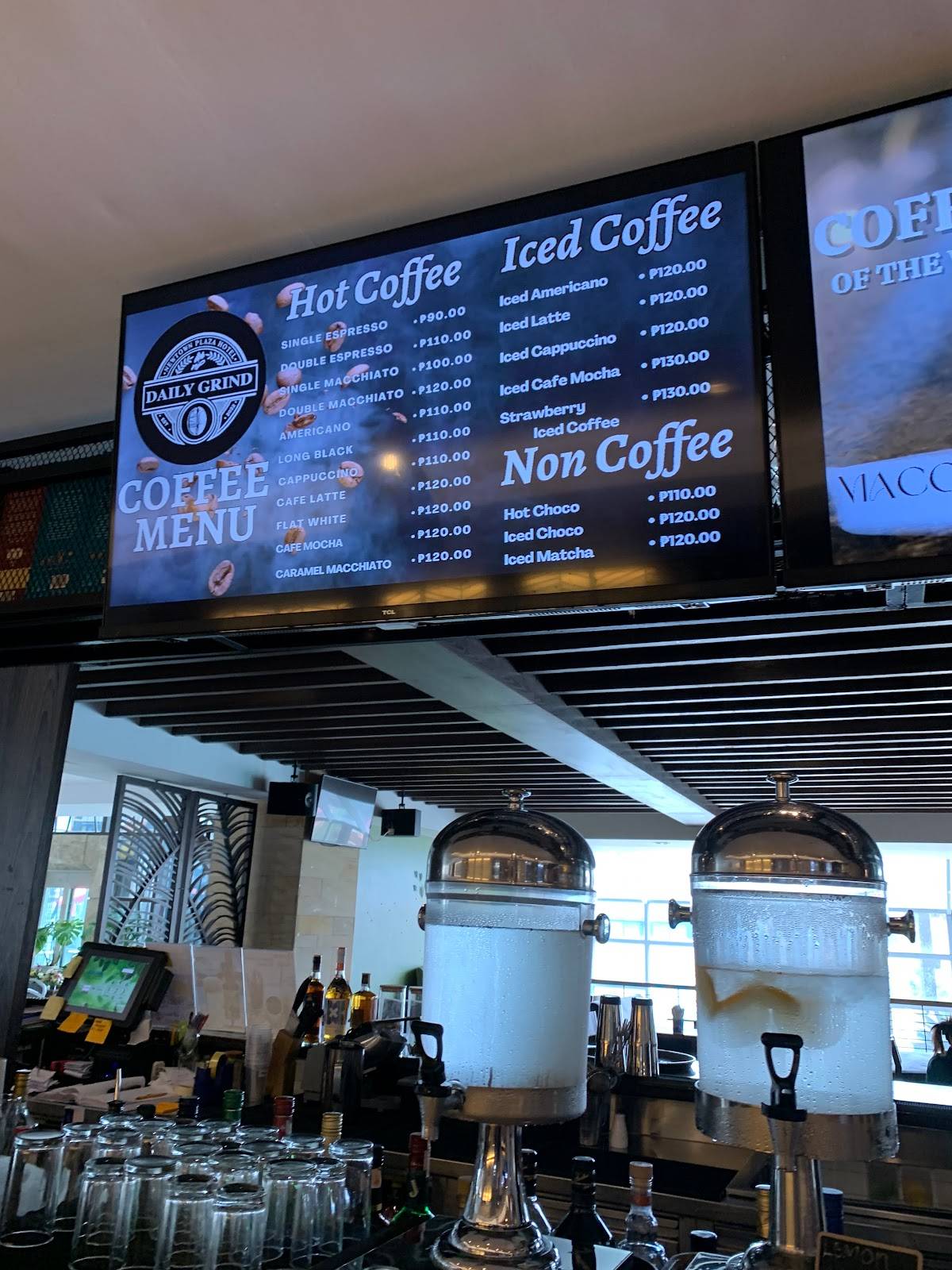 Menu at Elements Buffet restaurant, Baguio