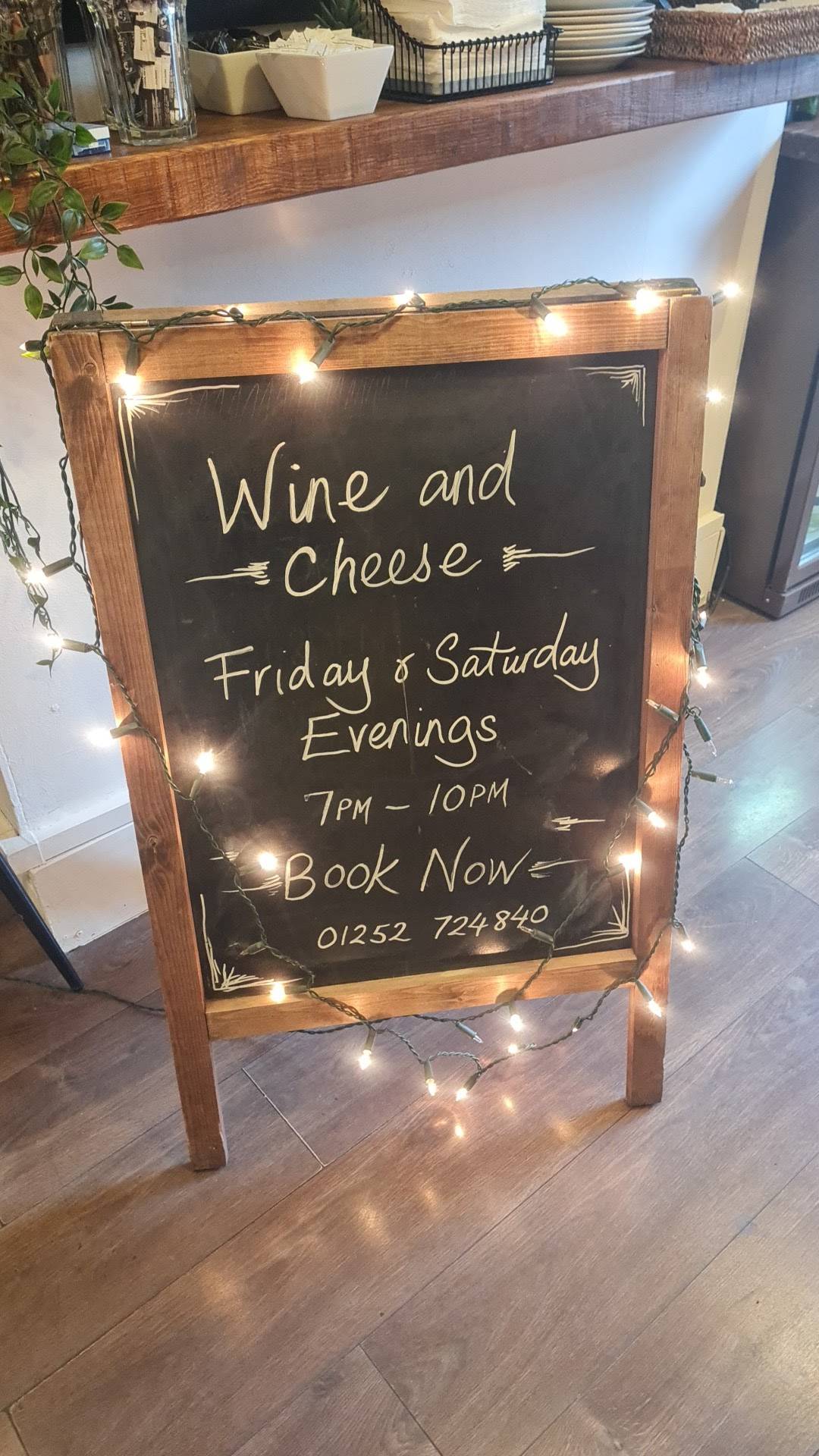 Menu at Barista Lounge, Farnham