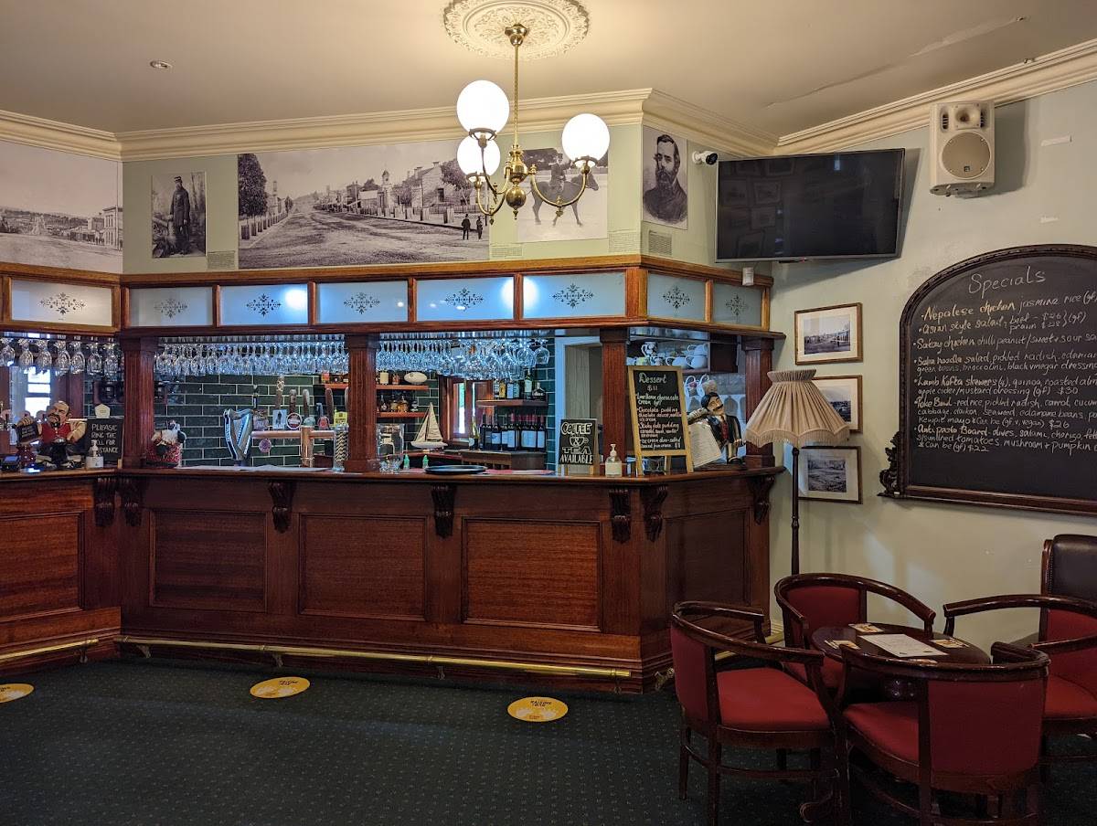 Menu at Hotel Nicholas restaurant, Beechworth