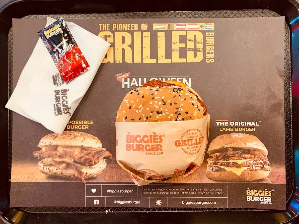 Menu at Biggies Burger: Nexus Vijaya Mall, Chennai