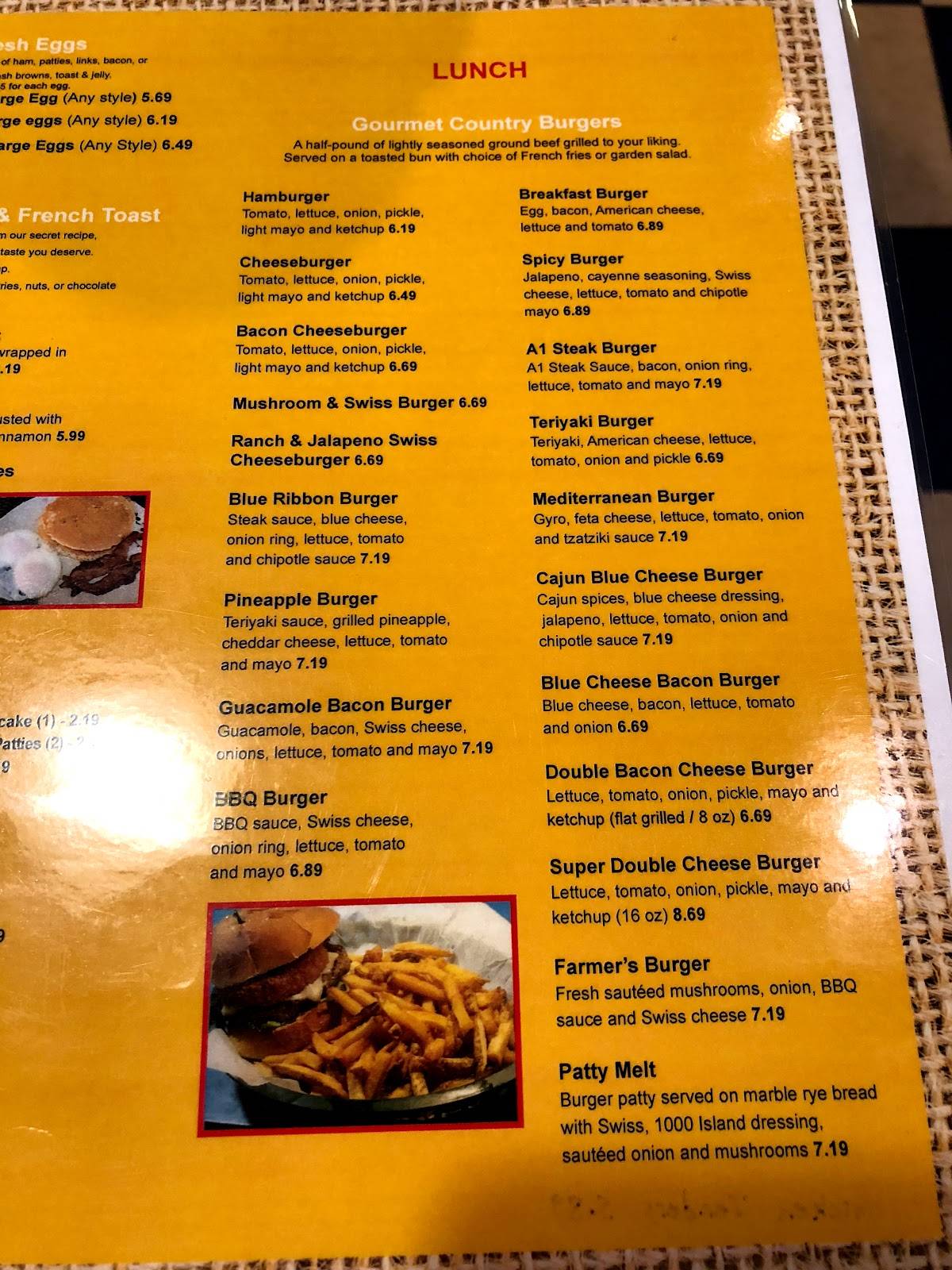 Menu at Boardwalk Cafe, Webster Groves