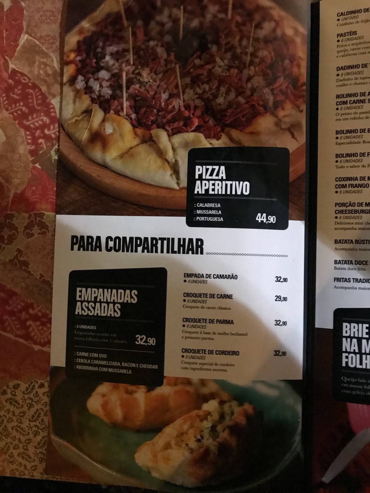 Menu em Boteco Boa Praça pub & Bar, Rio de Janeiro, Rua Dias Ferreira