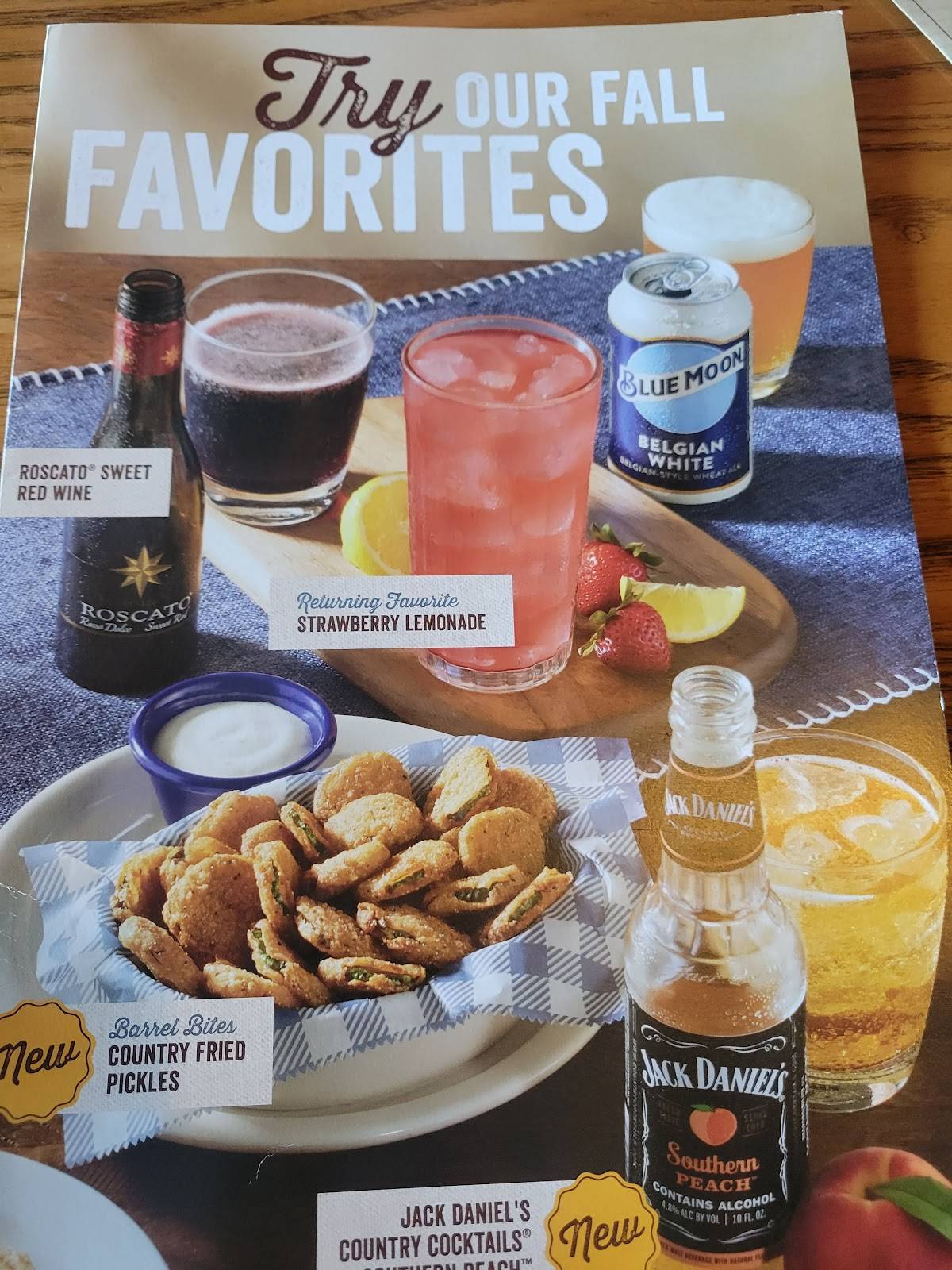 Menu at Cracker Barrel Old Country Store, Bourbonnais, 50 Ken Hayes Dr
