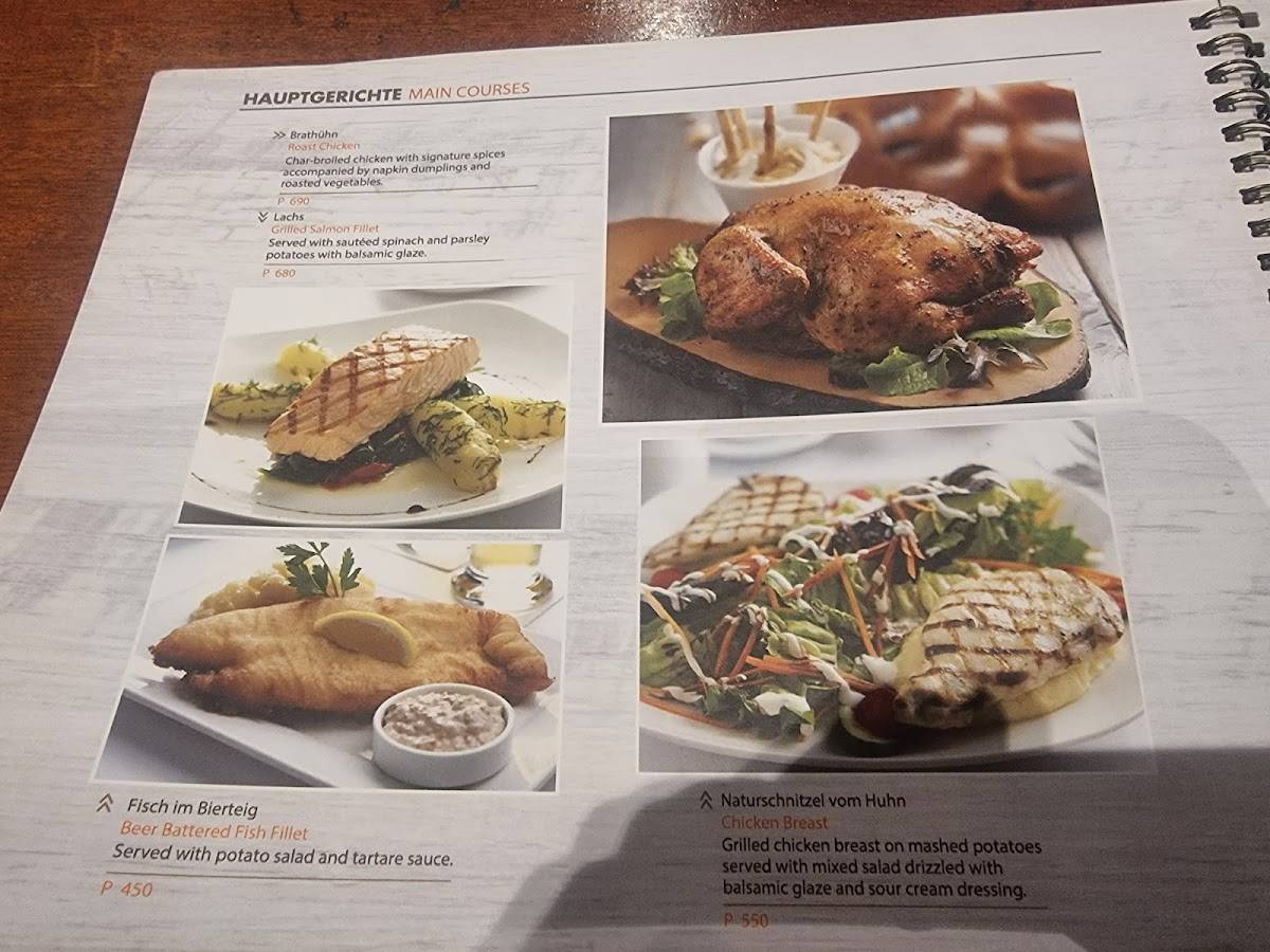 Menu at Brotzeit BGC pub & bar, Taguig