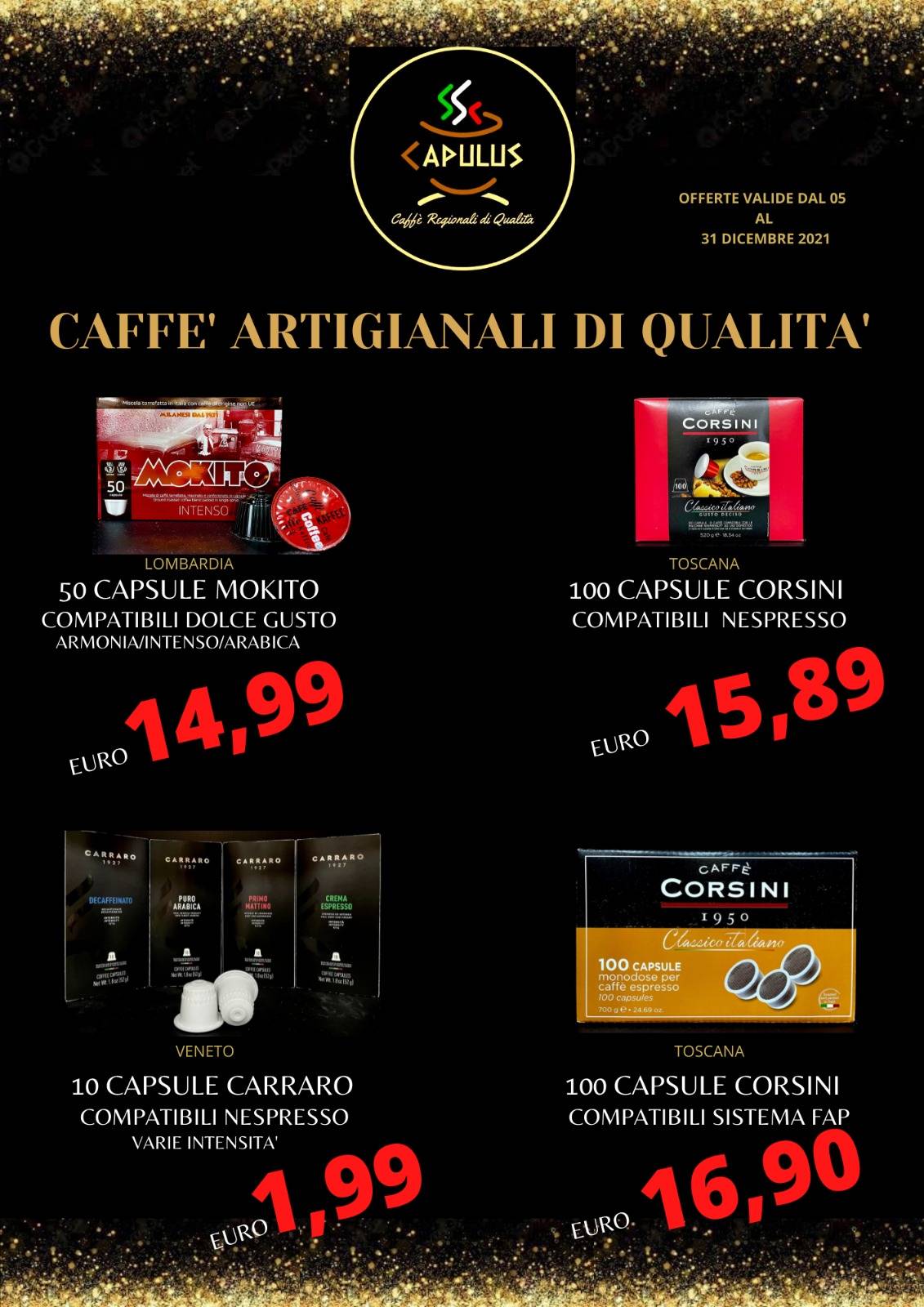 Menu da CAPULUS caffè bar, Roma