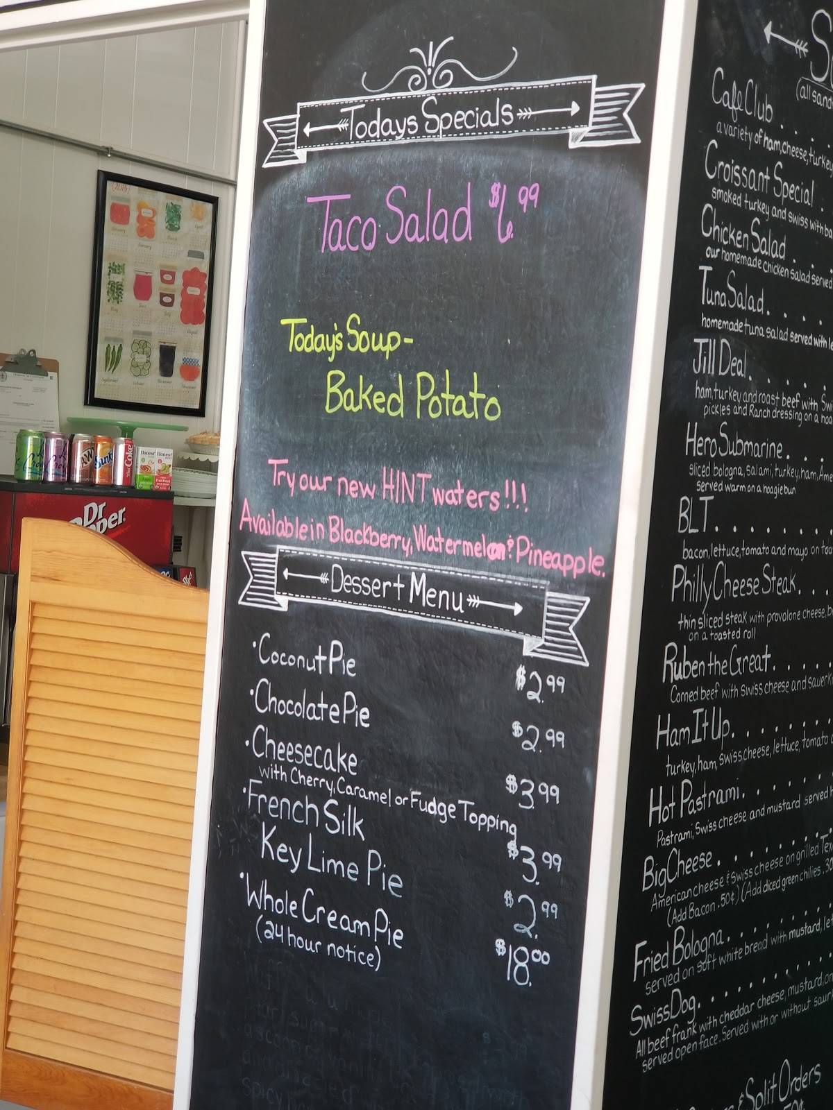 Menu at Cafe Elk City, Elk City