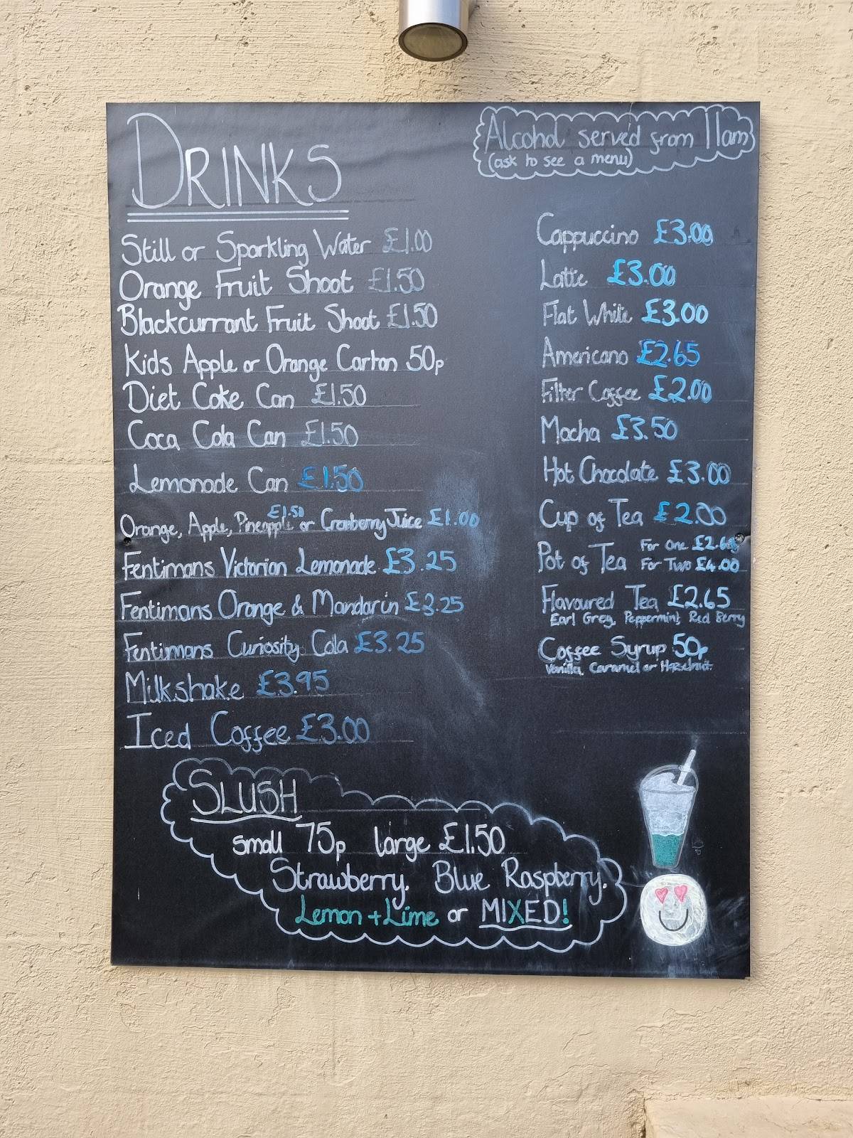 Menu at Fountain Cottage Cafe and B&B, Bellingham