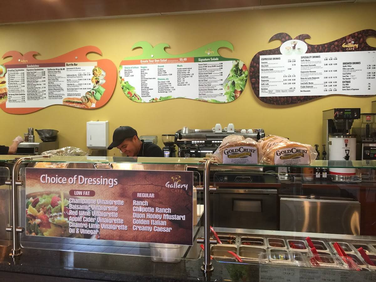 Menu at Gallery Cafe, Arlington, S Clark St Ste 109