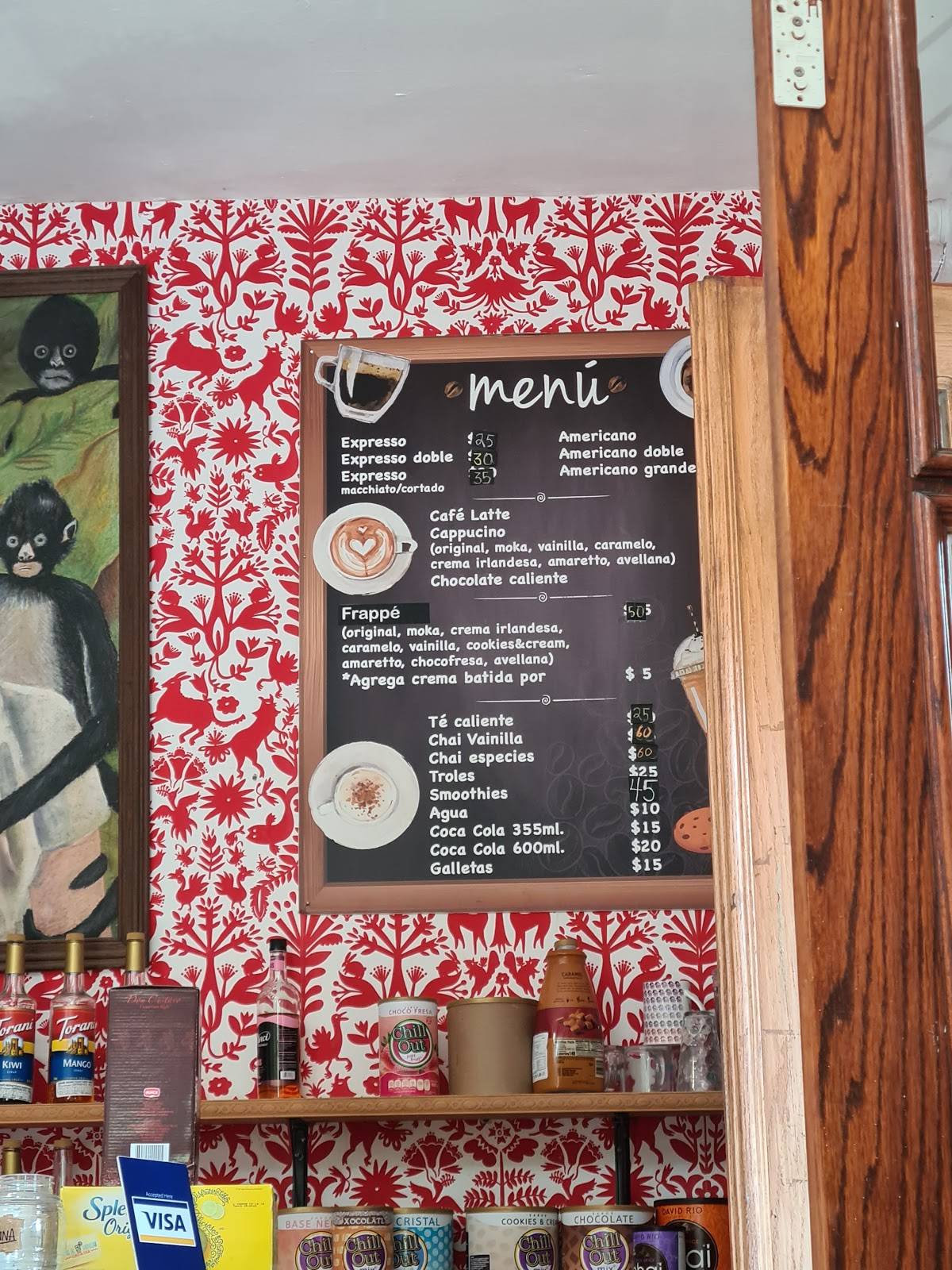 Menu at Libros Café Y Detalles, Monterrey