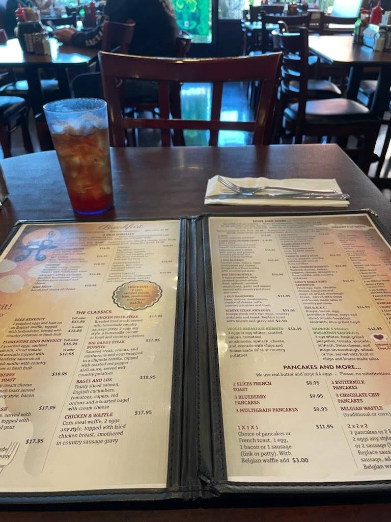 Menu at Lido Café and Bakery, Carmichael, Fair Oaks Blvd